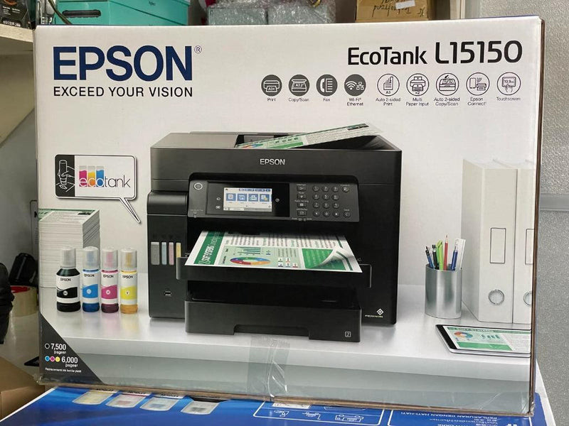 EPSON EcoTank L15150 A3 Wi-Fi Duplex All-in-One Ink Tank Printer