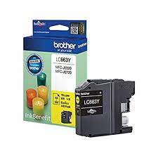 Brother LC-663 Yellow Genuine Ink Cartridge